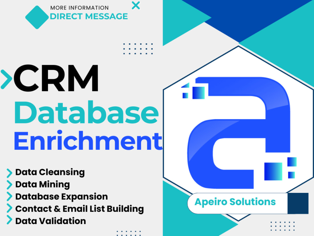 CRM Database Enrichment & Cleansing Service | Upwork