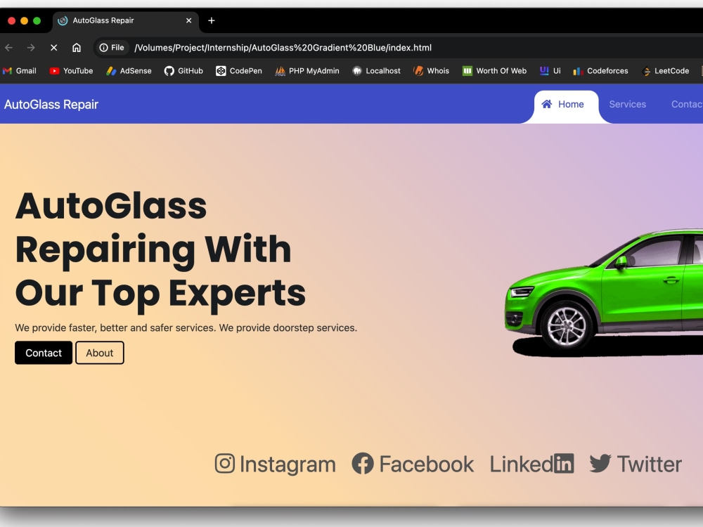 A fully functional application including backend, frontend and database. | Upwork