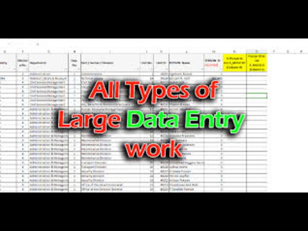 Data entry, web scraping, copy paste, email Scraping | Upwork