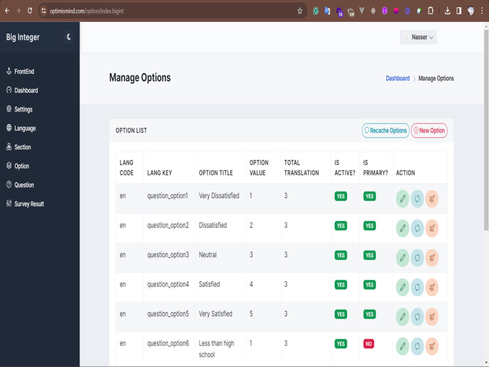 A dynamic survey system | Upwork