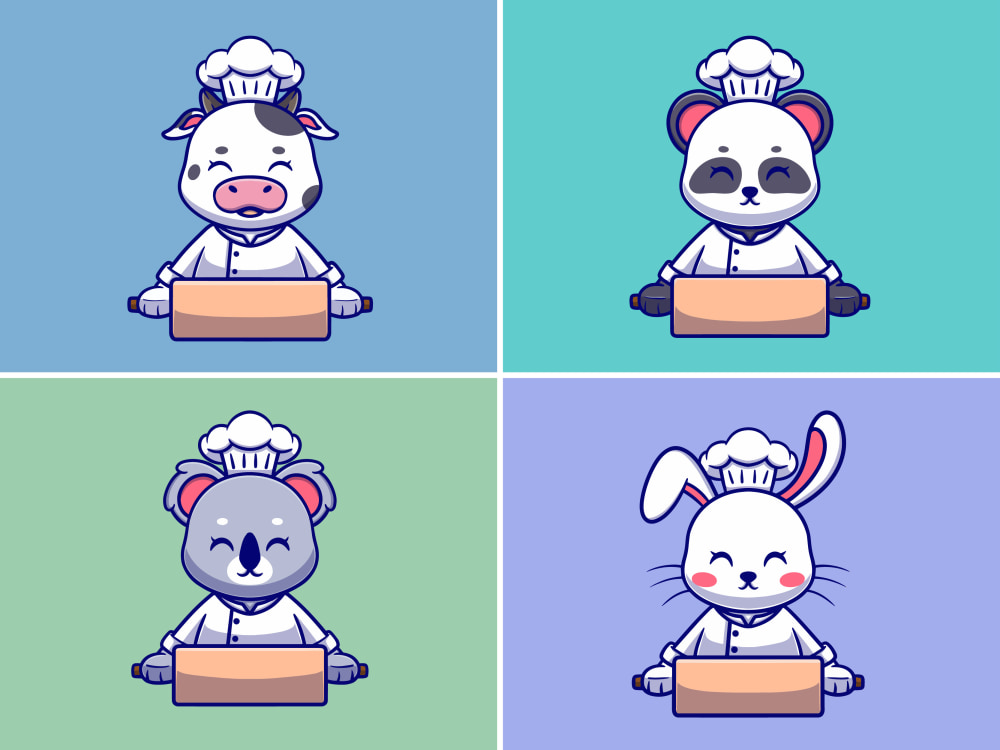 Design cute mascot for website and social media posts | Upwork