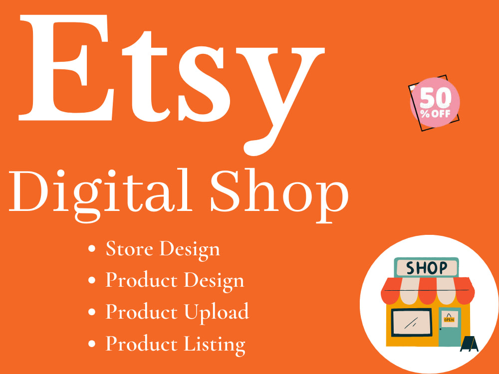 Etsy Digital Shop Setup, Digital Product Design & Listings Optimization ...