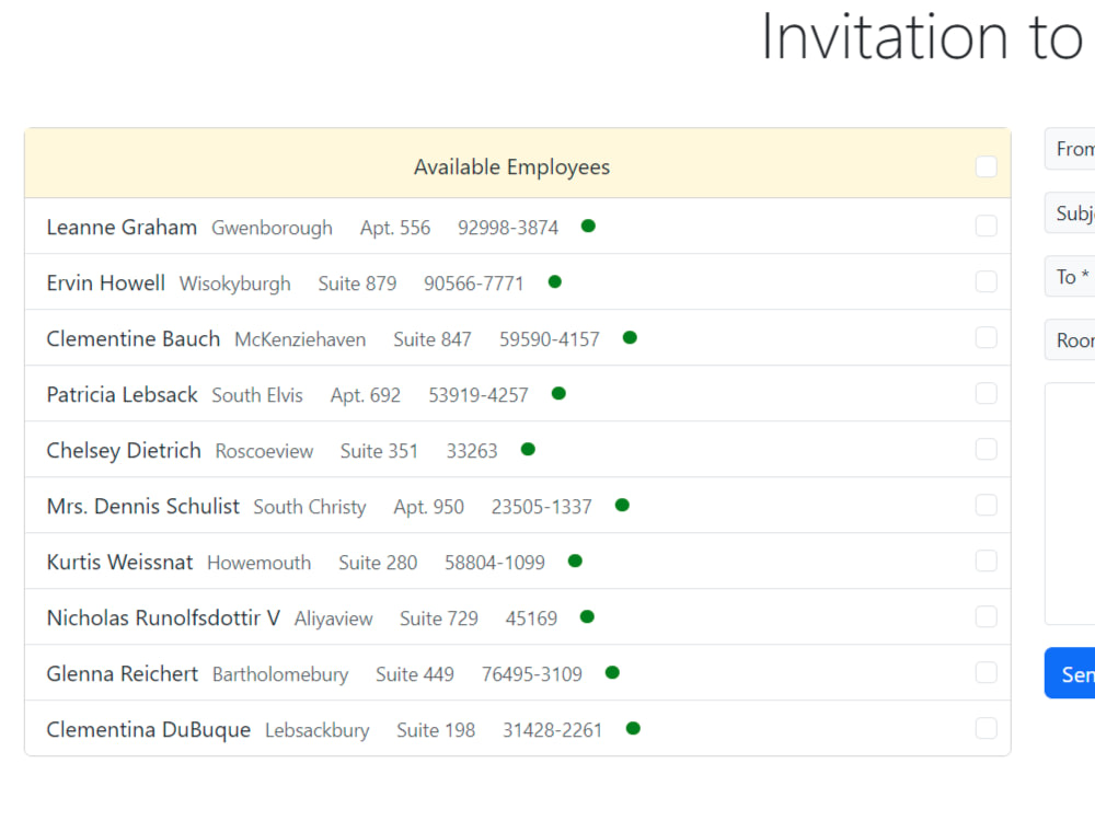 Display Users List with React JS | Upwork