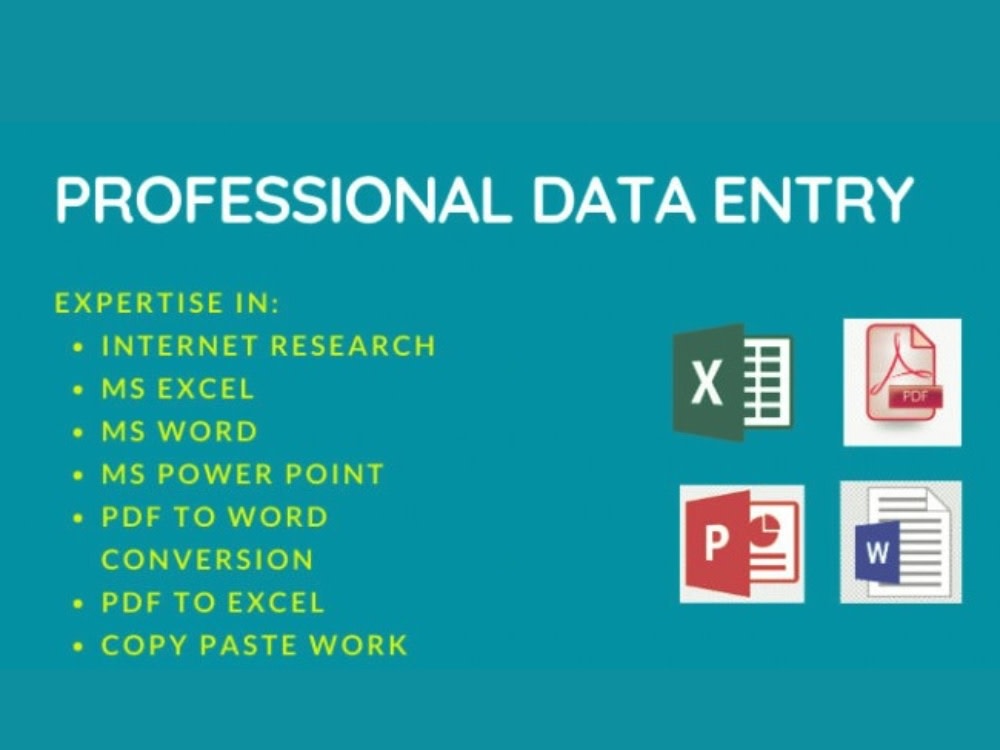 A Data Entry, Typing Expert in 24 hours. | Upwork