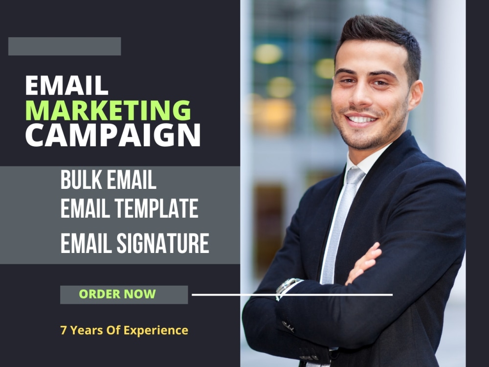 Send bulk email marketing campaign, bulk email blast with 90% inbox ...