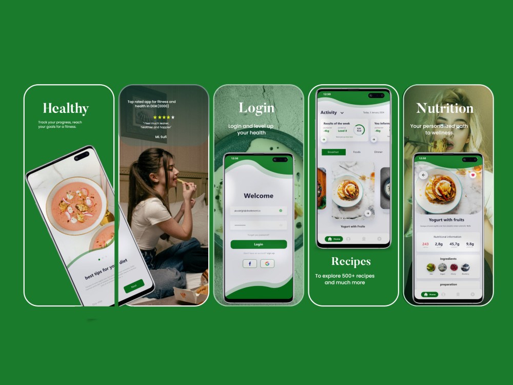 Premium app screenshots design for playstore or app store in 24 hours ...