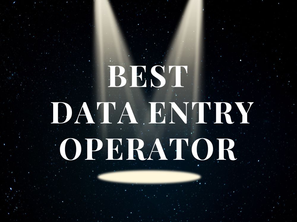 A best data entry operator | Upwork