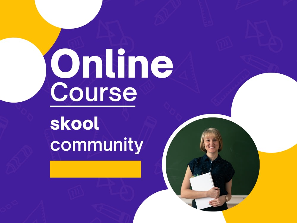 A skool community, online course, skool community learning, kajabi ...