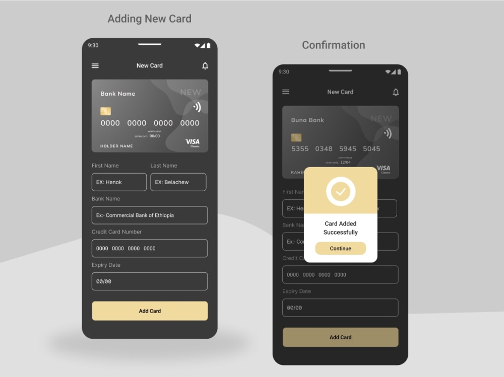 A clean user interface design. | Upwork