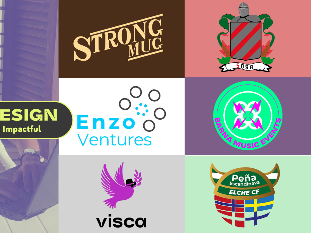 Design 3 attractive and impactful logos for you | Upwork