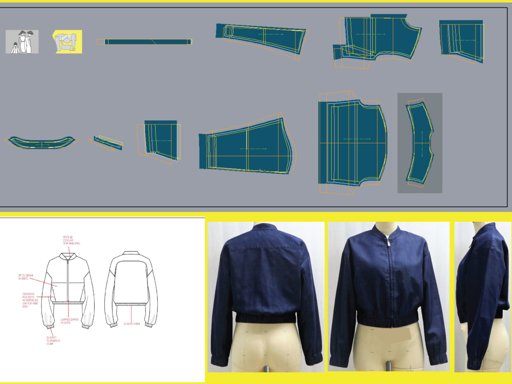 Custom made sewing pattern with graded for bulk production | Upwork