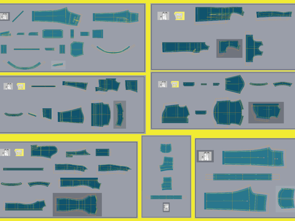 Custom made sewing pattern with graded for bulk production | Upwork
