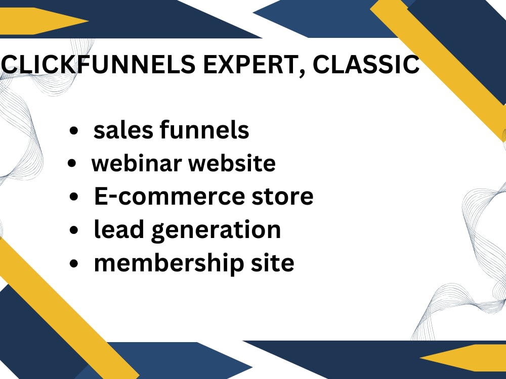 Clickfunnels Sales Funnel or Click funnel Landing Page Design | Upwork