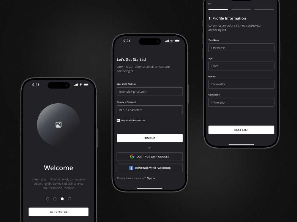 Mobile wireframe kit. iOS. Android. UX. | Upwork