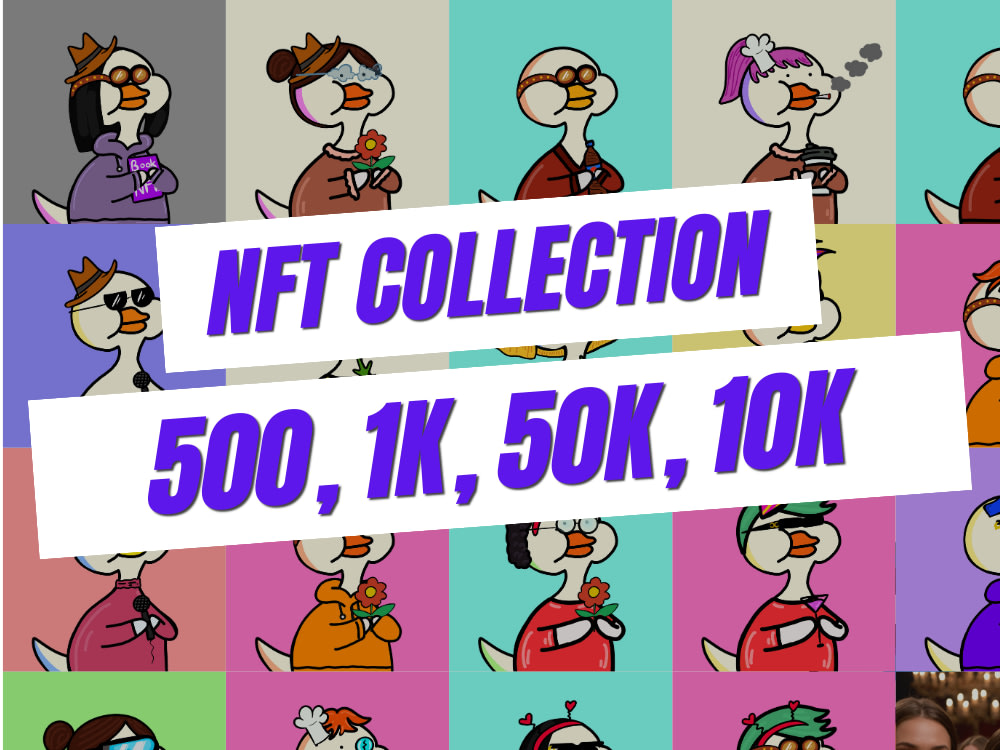 NFT Character Collection with 100, 1K, 5K, 10K Characters | Upwork