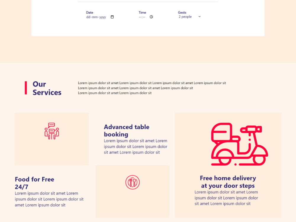 Modern Landing Page With Tailwind Css Html Css Reactjs And Nextjs Upwork
