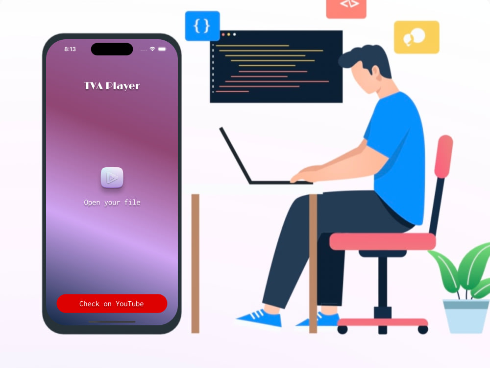 IOS App Development | Swift | AVKit | a custom video player app | Upwork