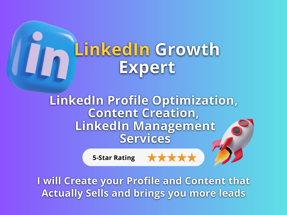 Linkedin Profile Optimization Content Creation Linkedin Management