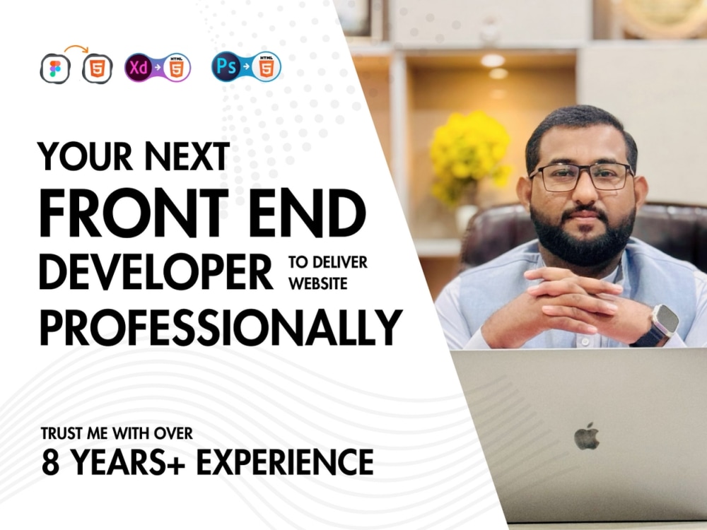 Responsive design using html, css, bootstrap, js, react for web application | Upwork
