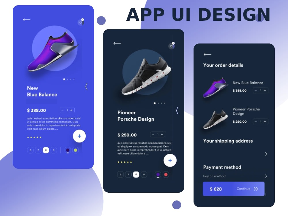 A custom Mobile App design | App UI/UX | App screen design | UI design ...