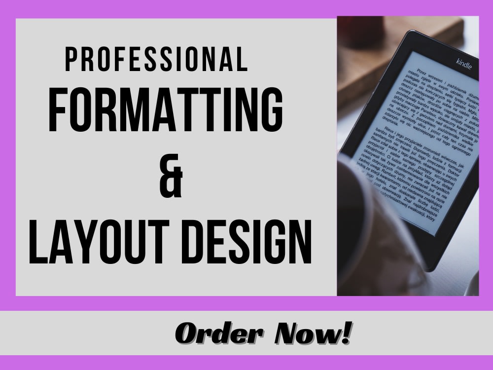 Book formatting, layout design and typesetting for Amazon KDP | Upwork