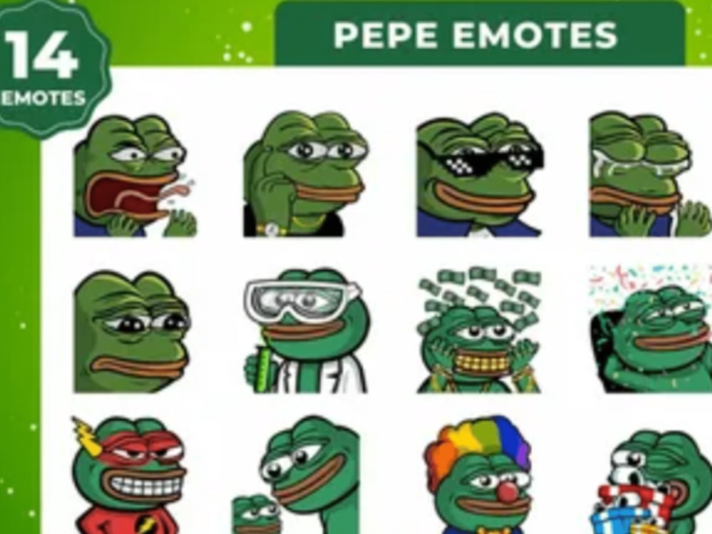 An artistic custom pepe emotes | Upwork