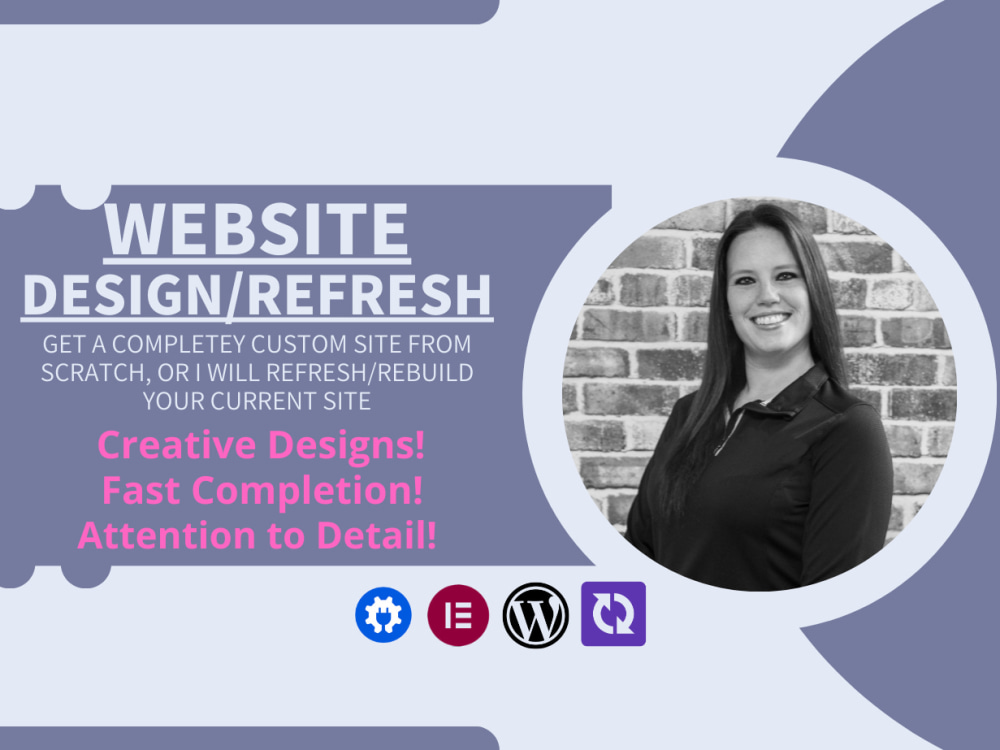 A completely custom Elementor site built in Wordpress | Upwork