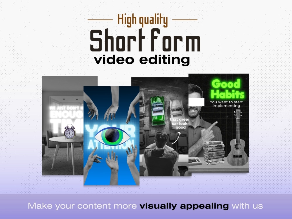 High-Quality Short Form Content Editing | Upwork