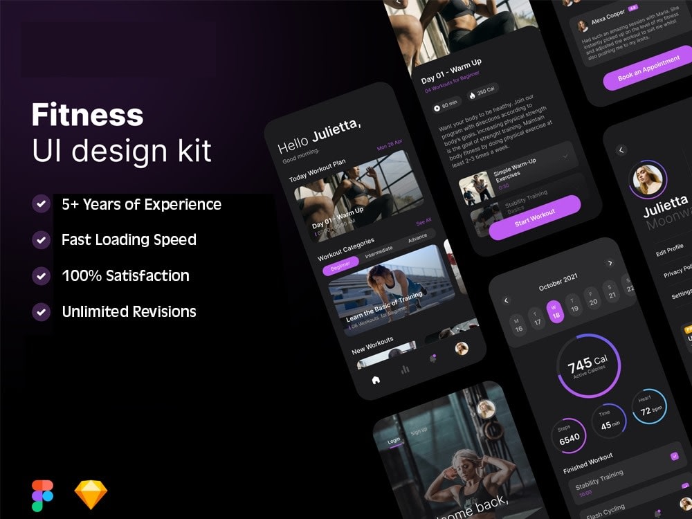 Stunning Mobile App UI Designs in Figma | Upwork