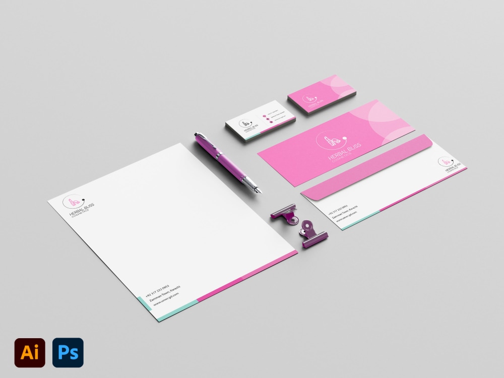 Any buisness stationary design | Upwork