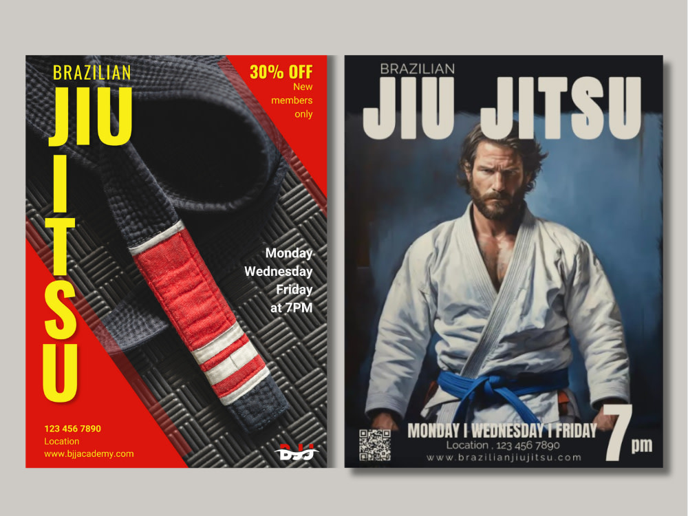 A fantastic Flyers for Jiu Jitsu, Judo, Karate...all Martial Arts and ...