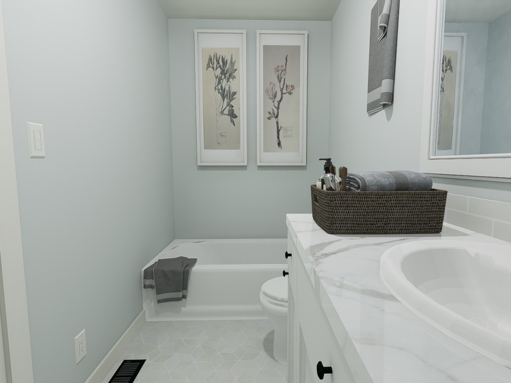 A photorealistic stunning and functional BATHROOM design! | Upwork