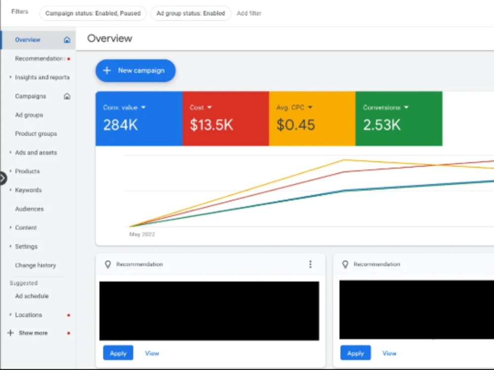 A setup and manage your google ads adwords PPC campaign | Upwork