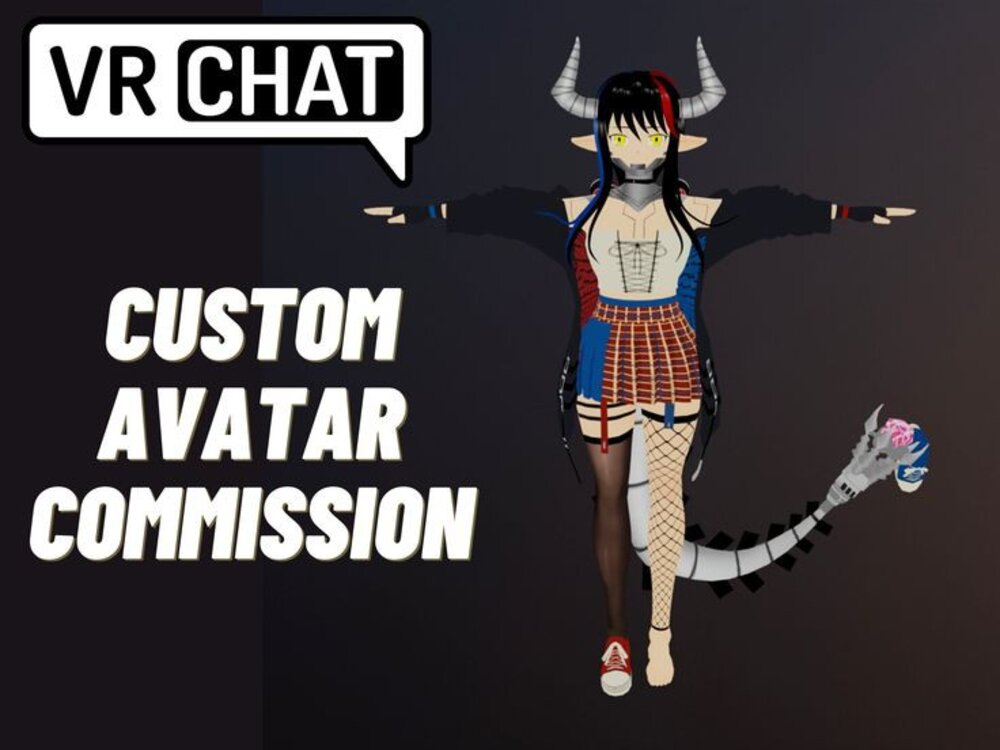 3d photorealistic characters 3d furry anime VRchat models all props ...