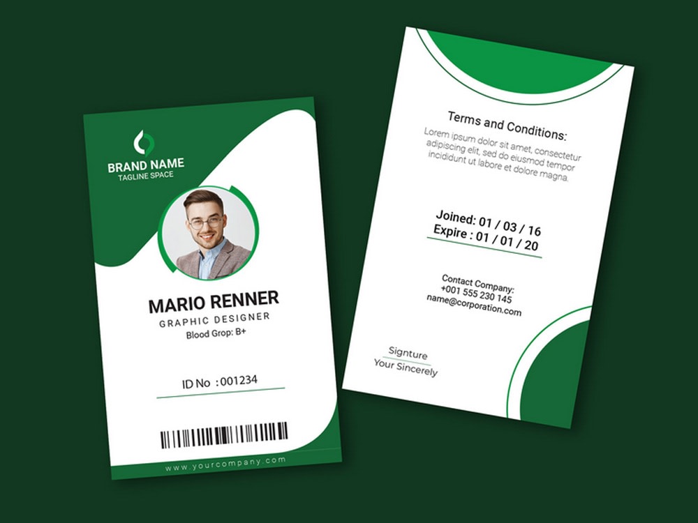 Professional id card design within 24 hours | Upwork