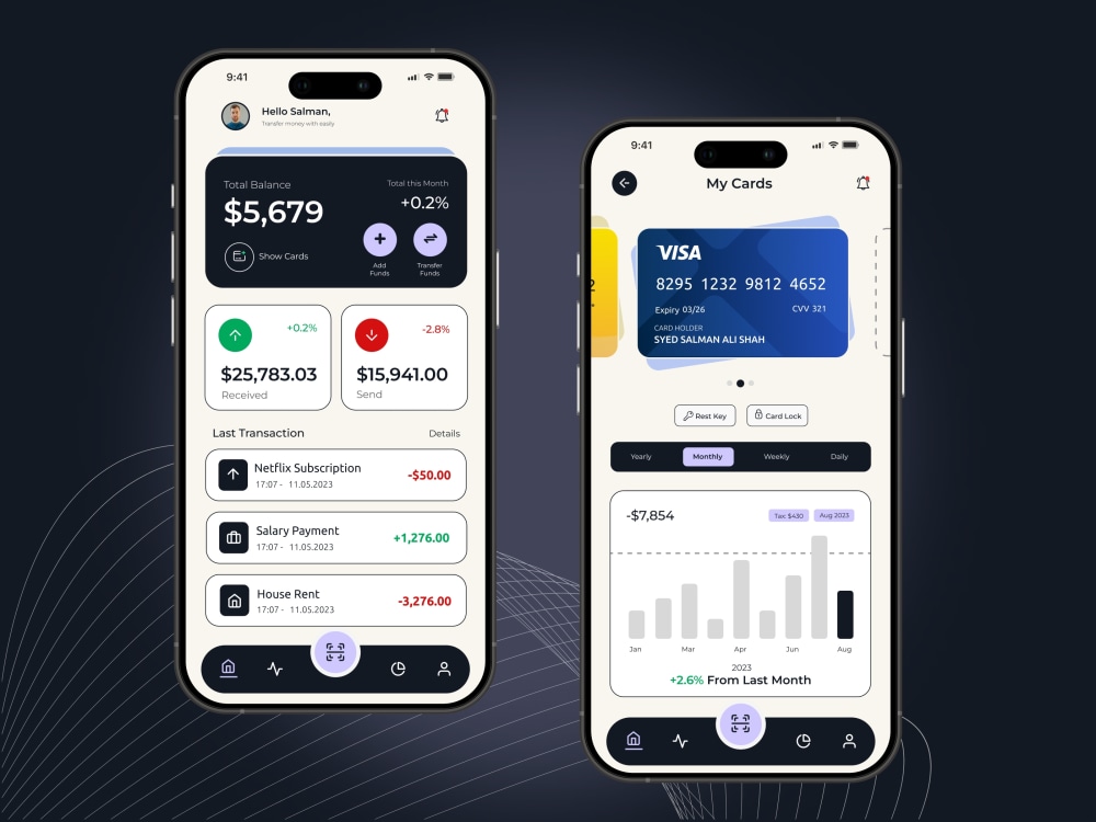 A modern UI/UX Design for App & Web | Upwork