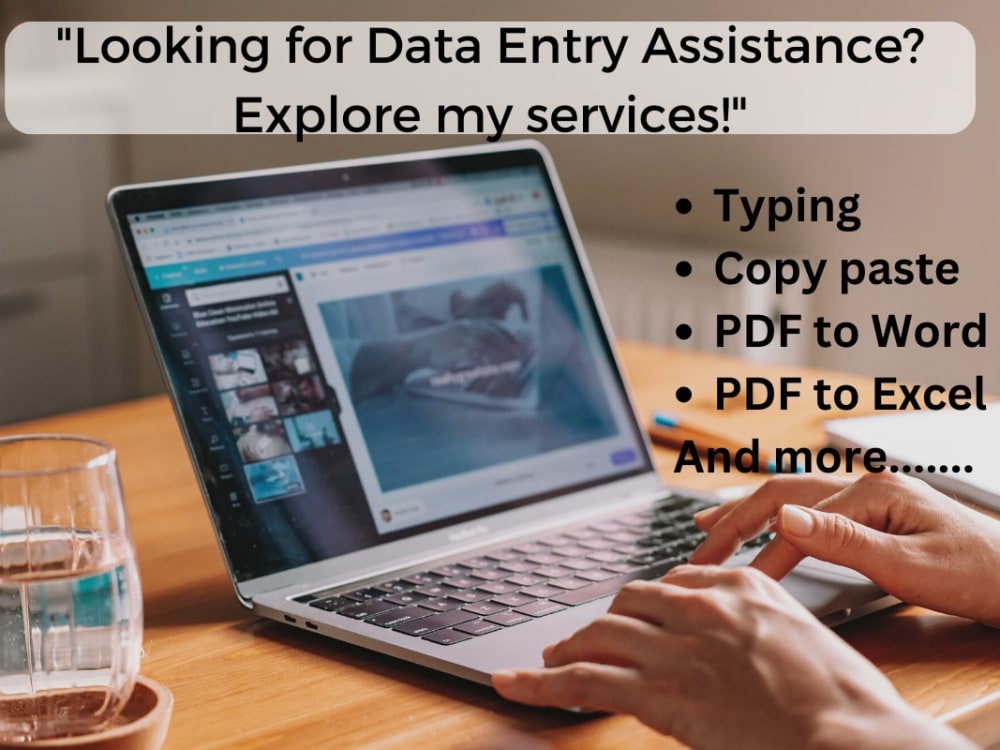 An efficient and accurate data entry Work in Short time span. | Upwork