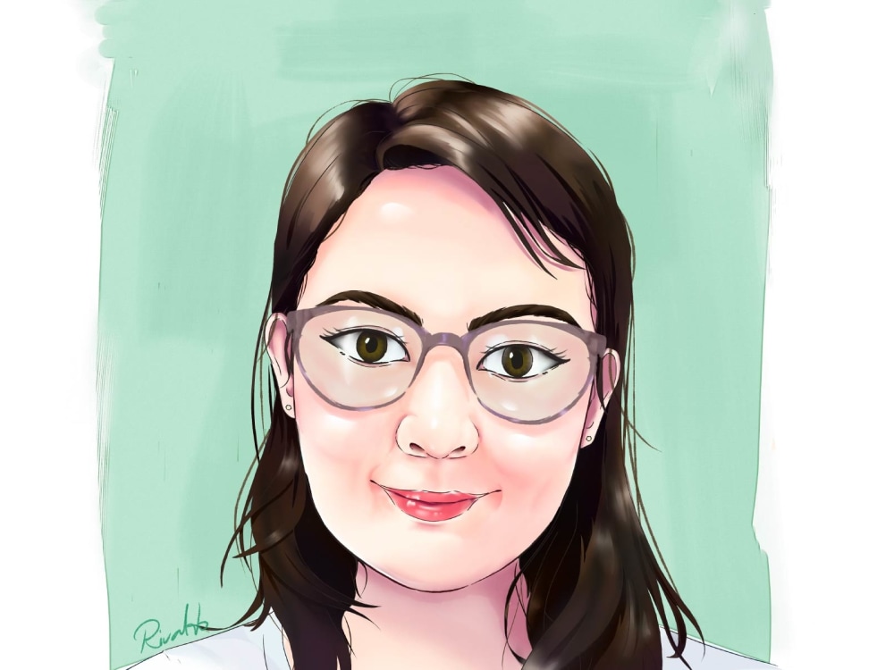 Semi-realistic Digital Portrait Illustration | Upwork
