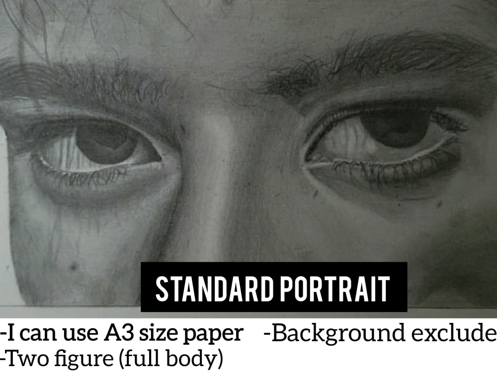 Awesome Realistic pencil sketch, pencil sketch and any pencil drawing ...