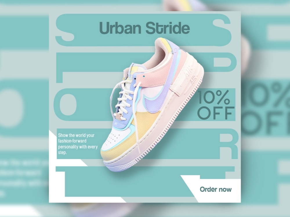 Creative Social Media Ad Designs for Footwear Brands | Upwork
