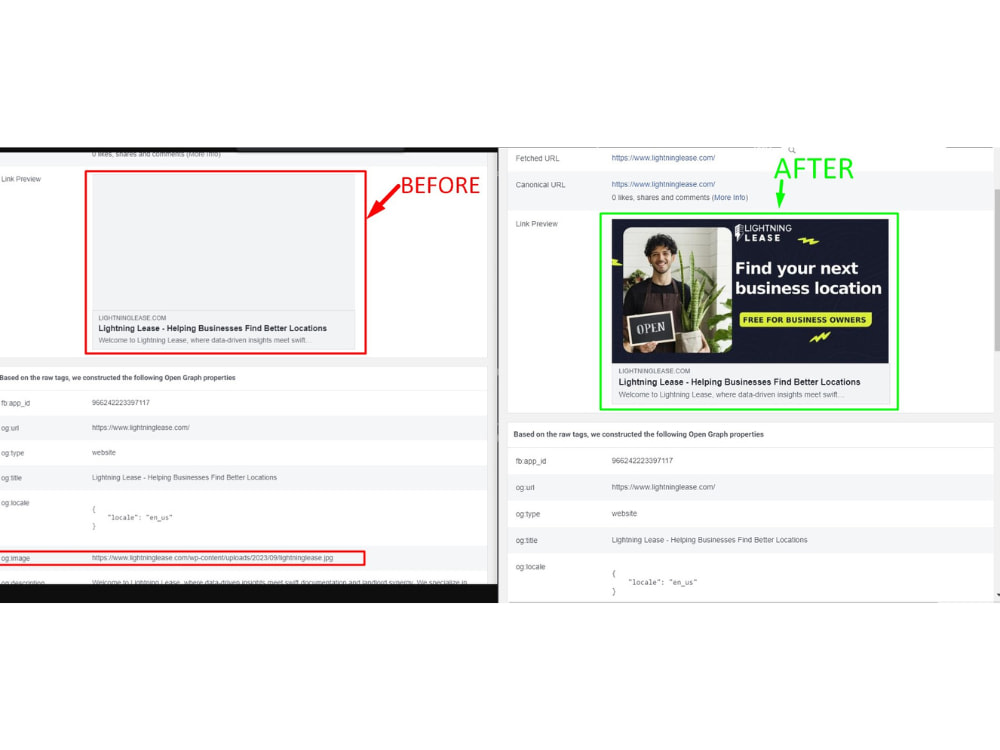 Open Graph and Twitter Card setup for your website [24 hours] | Upwork