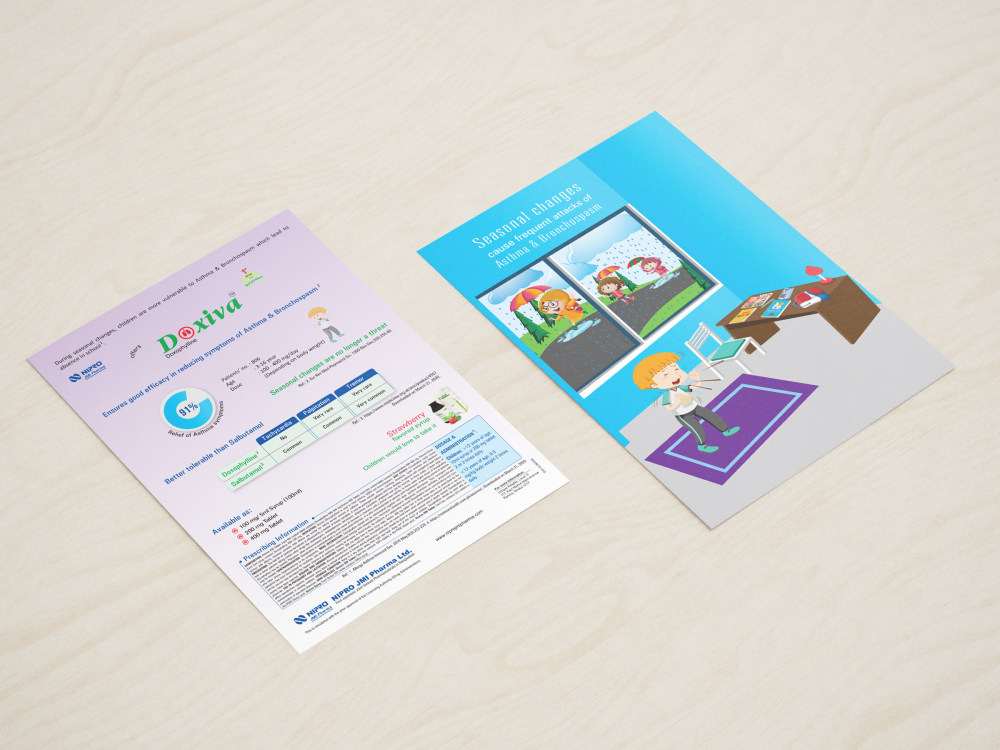 Pharmaceutical products preparation/ Literature/ Card/Creative Design ...