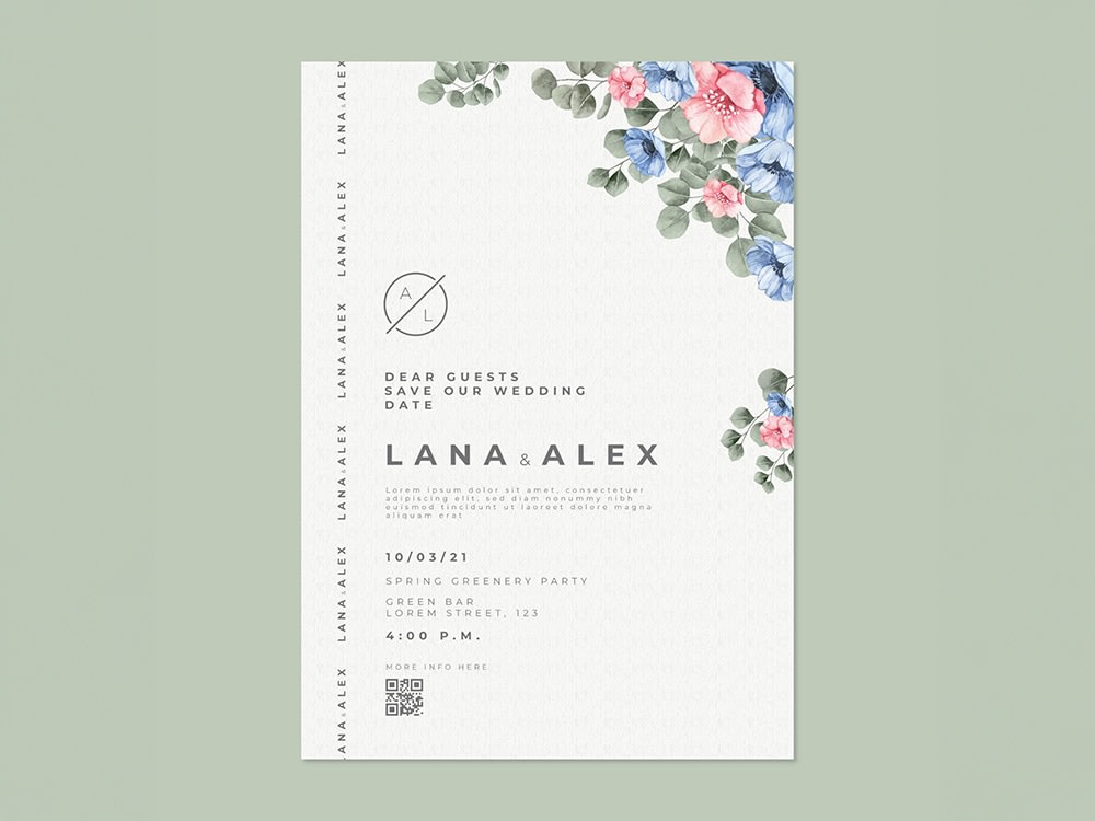 A personalized and creative invitation card design | Upwork