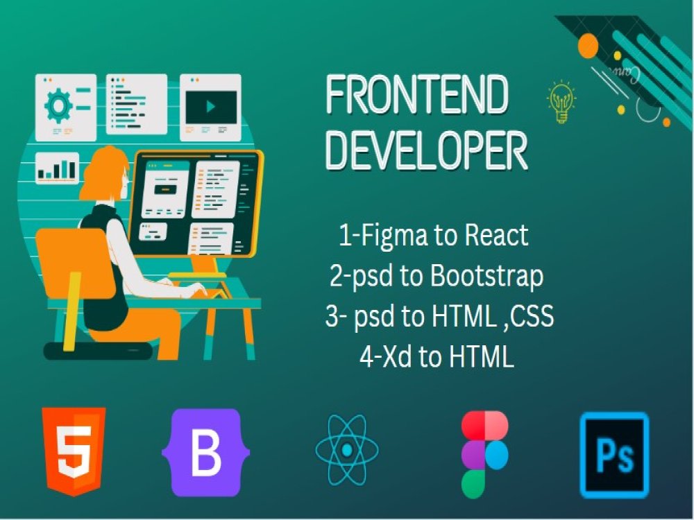 PSD to HTML CSS | Bootstrap 5 | React.js Build Flawless Websites | Upwork