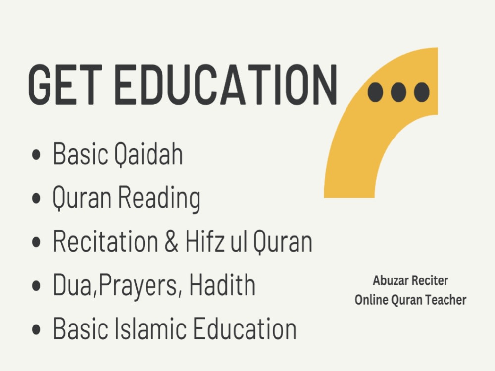 Your best Quran Teacher | Quran Tutor | Online Quran Classes | Upwork