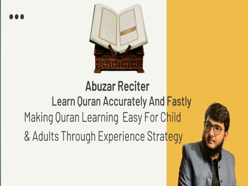 Your best Quran Teacher | Quran Tutor | Online Quran Classes | Upwork