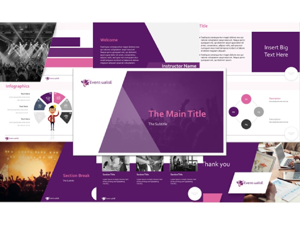 A professionally branded powerpoint template | Upwork