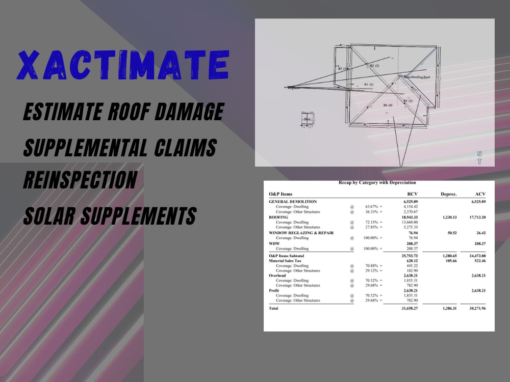 Detailed Xactimate Estimates / Supplements for Roofing Claims | Upwork