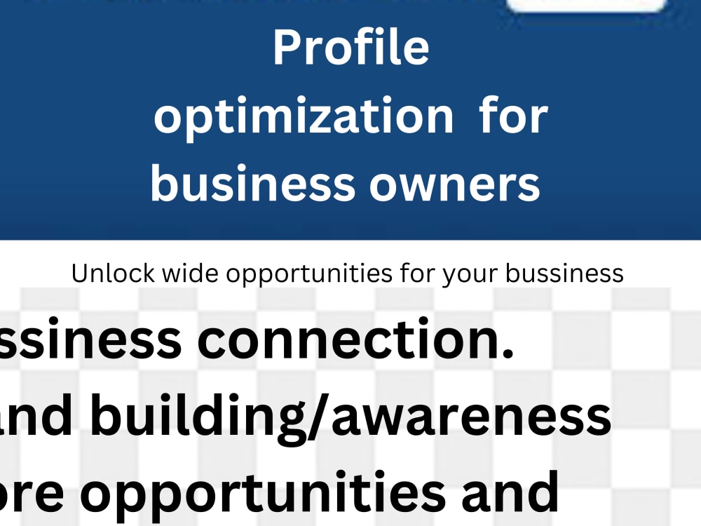 Optimised LinkedIn profile ,create/ optimize your LinkedIn profile | Upwork Optimised LinkedIn profile ,create/ optimize your LinkedIn profile | Upwork