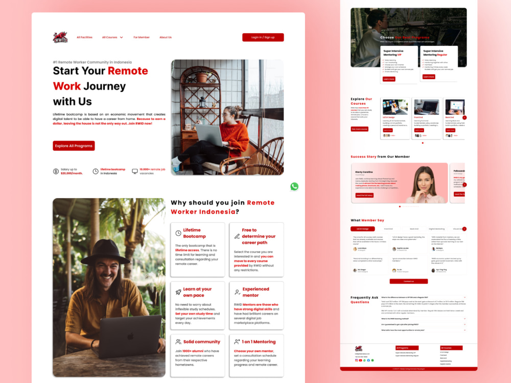 A Responsive Website Design Page Based on Strong Research | Upwork